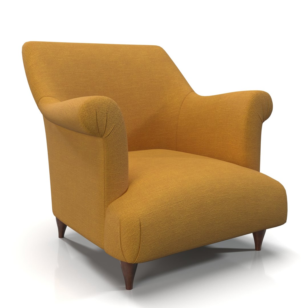 3D Model Goddard Armchair PBR - TurboSquid 2242663