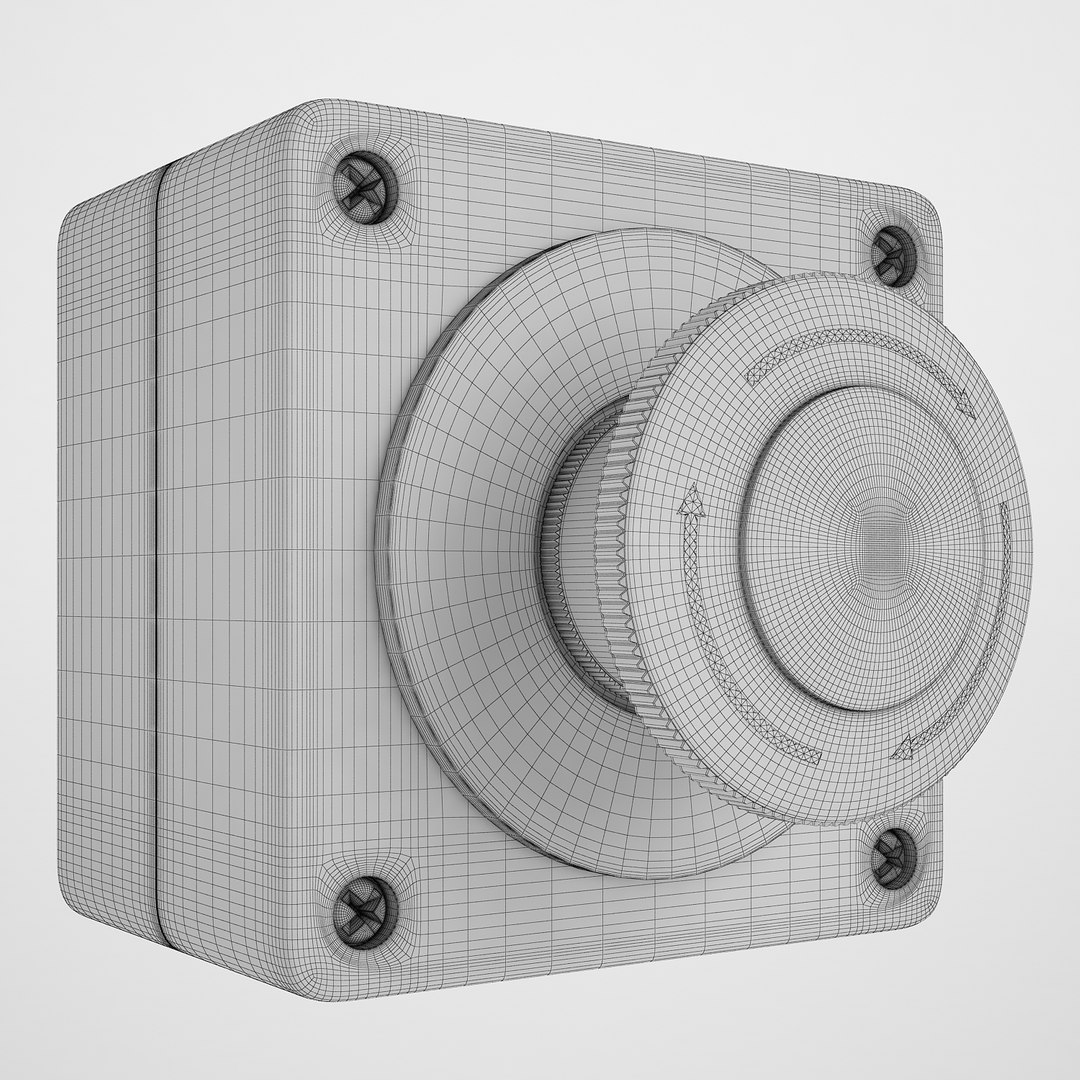 Emergency stop button 3D - TurboSquid 1267392