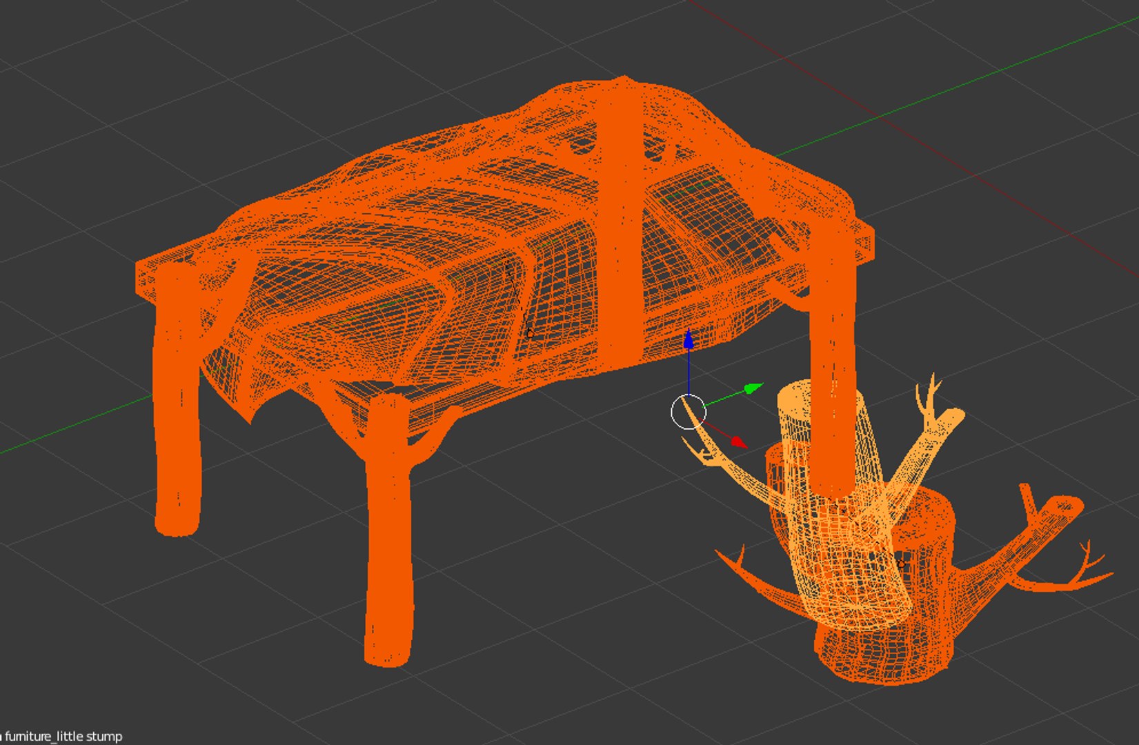 Cartoon Table Set 3D Model - TurboSquid 1417687