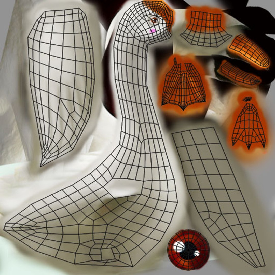 Cartoon Goose Toon 3D Model - TurboSquid 1238311