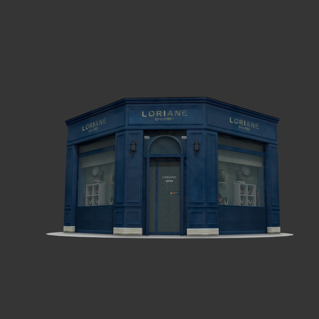 Corner Store 3D Model - TurboSquid 1639064