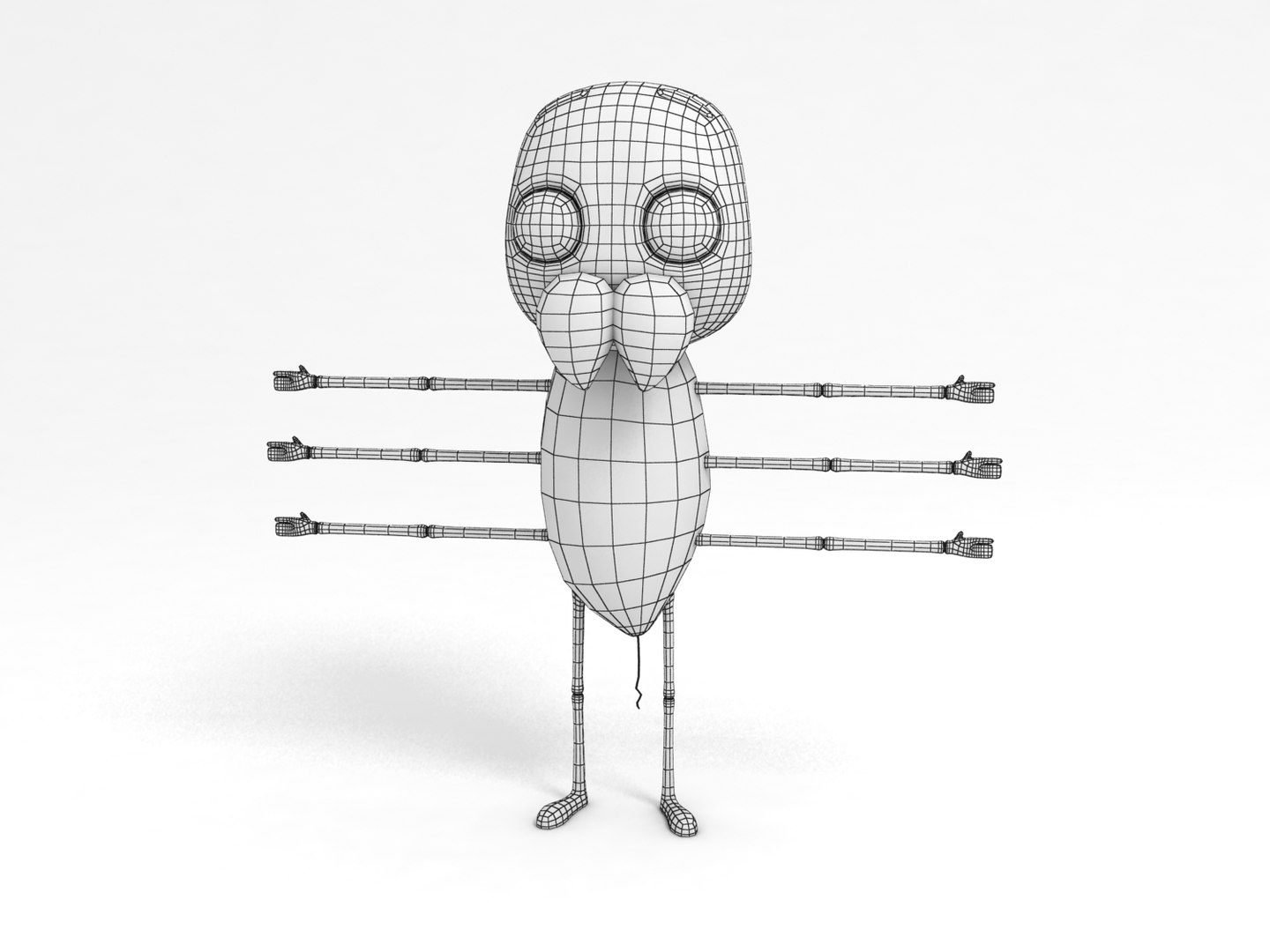 Spider Cartoon Character 3D Model - TurboSquid 1159252