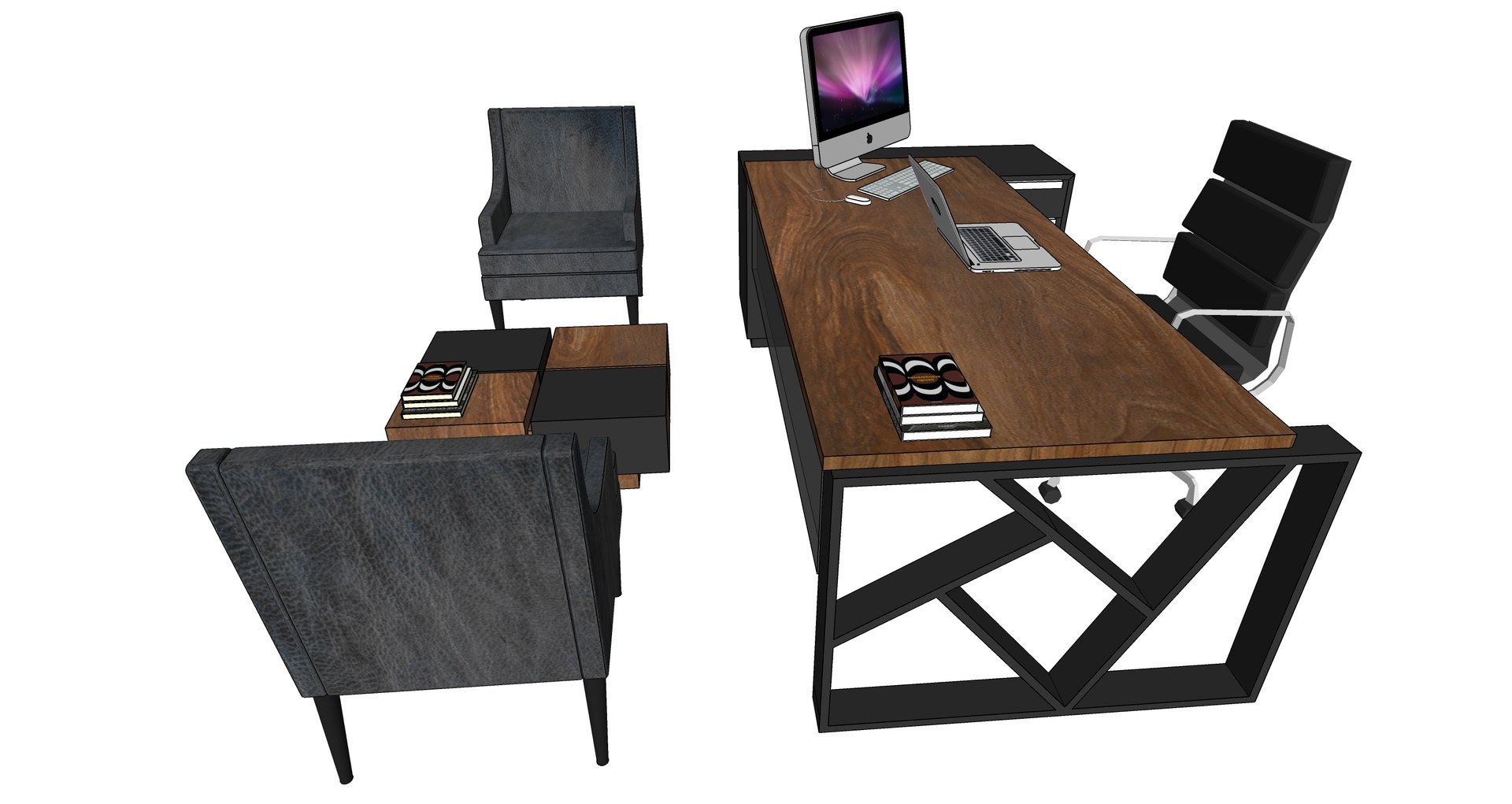 Office Desk 3D model - TurboSquid 2181643