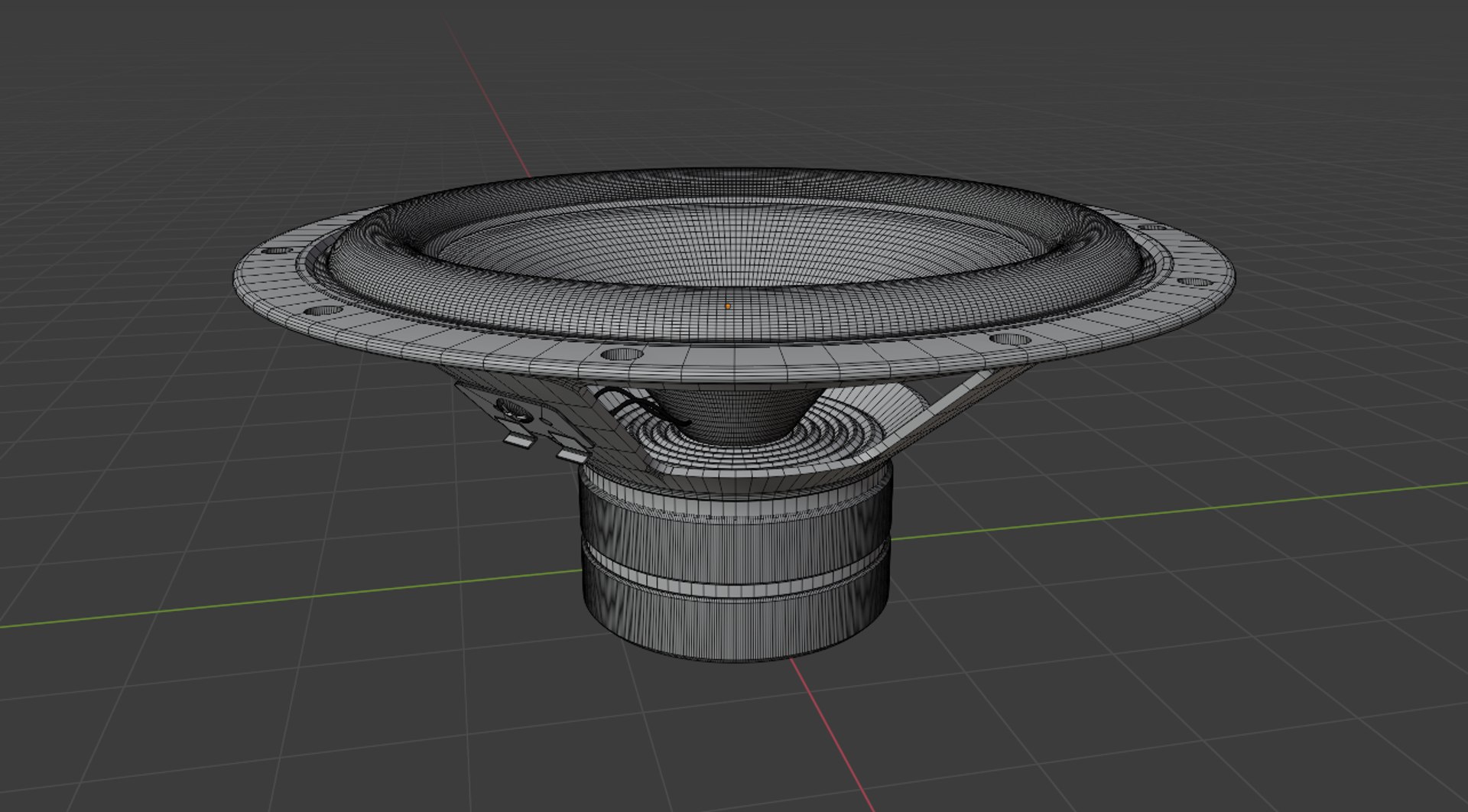 3D Bass Speaker - TurboSquid 1595150