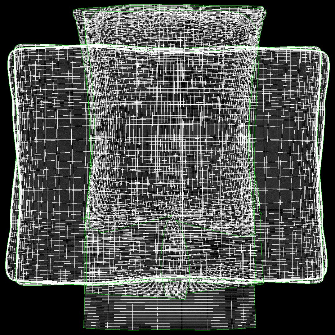 3D Modular Sofa Leather Black - TurboSquid 1708236