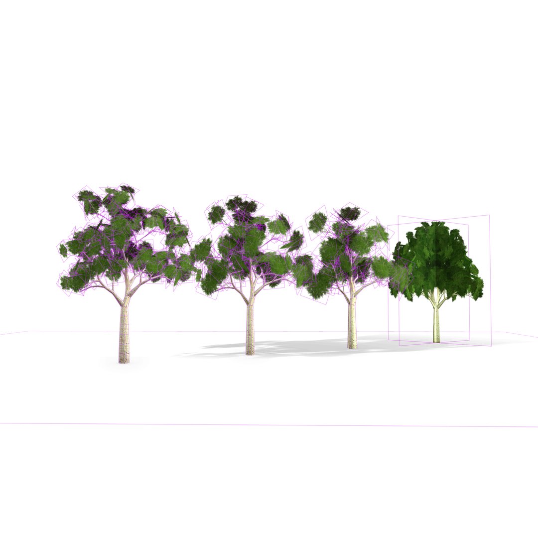 3D Trees Gaming Environment - TurboSquid 1243077