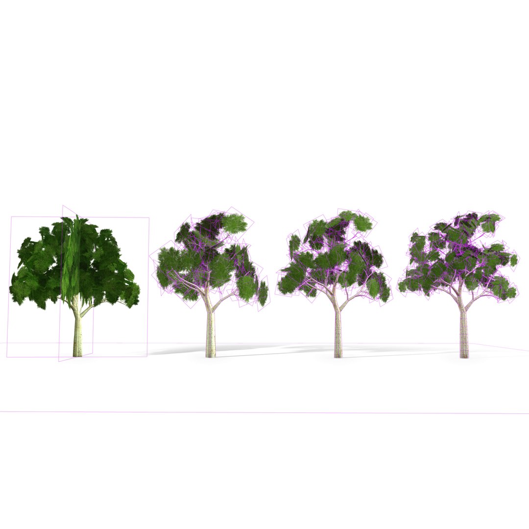 3D Trees Gaming Environment - TurboSquid 1243077