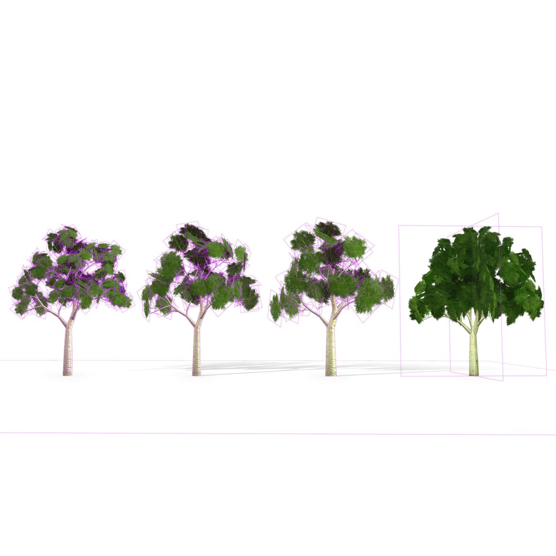 3D Trees Gaming Environment - TurboSquid 1243077