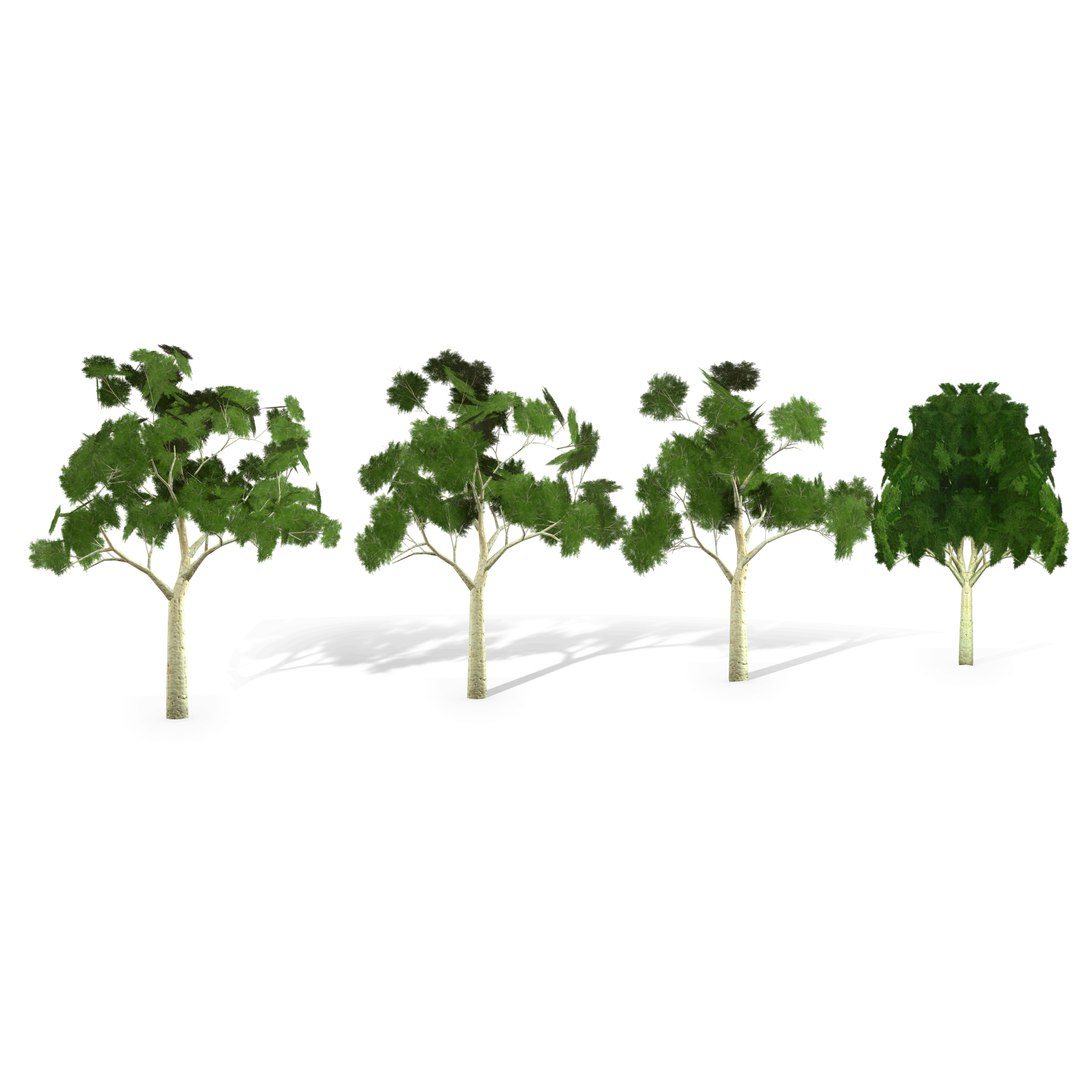 3D Trees Gaming Environment - TurboSquid 1243077