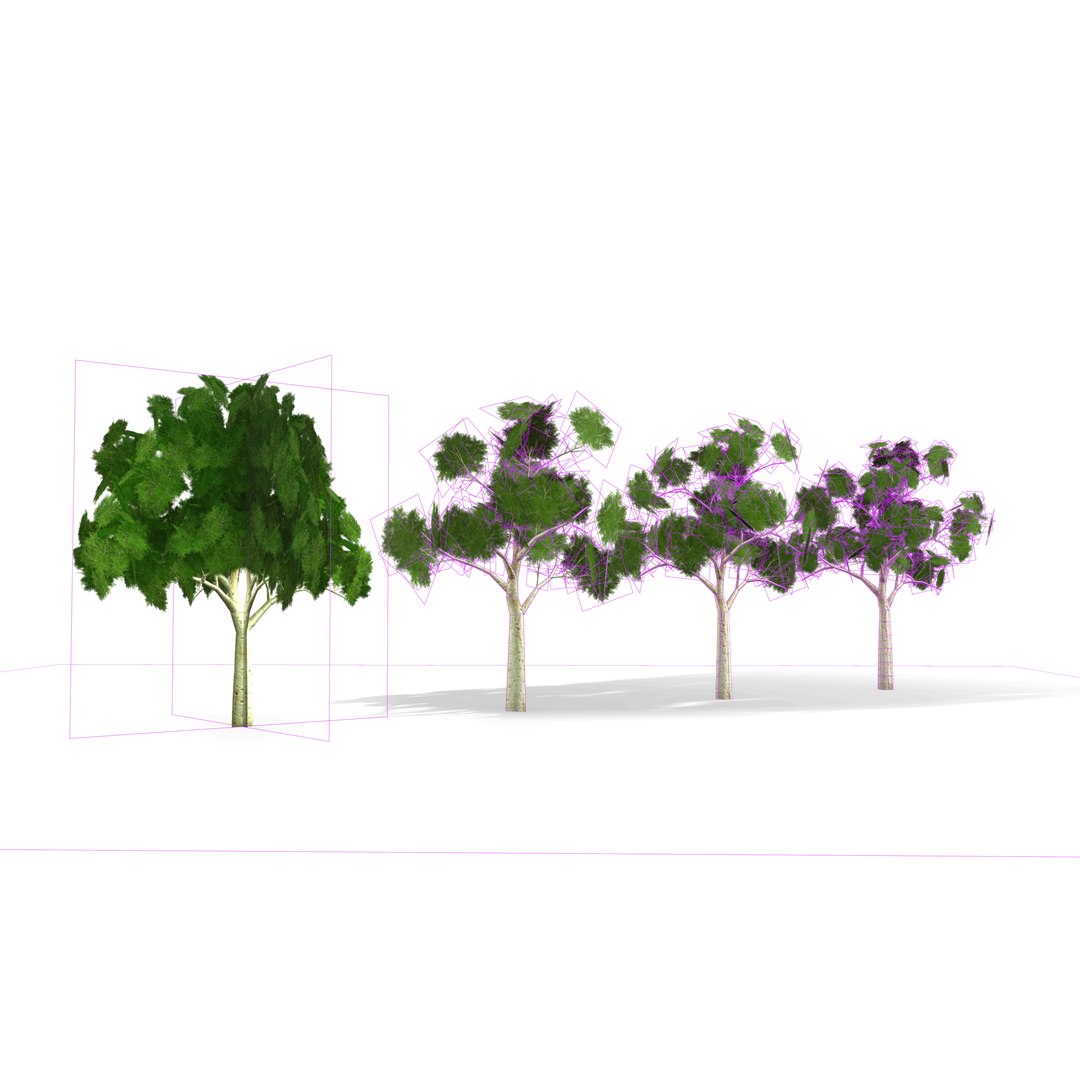 3D Trees Gaming Environment - TurboSquid 1243077