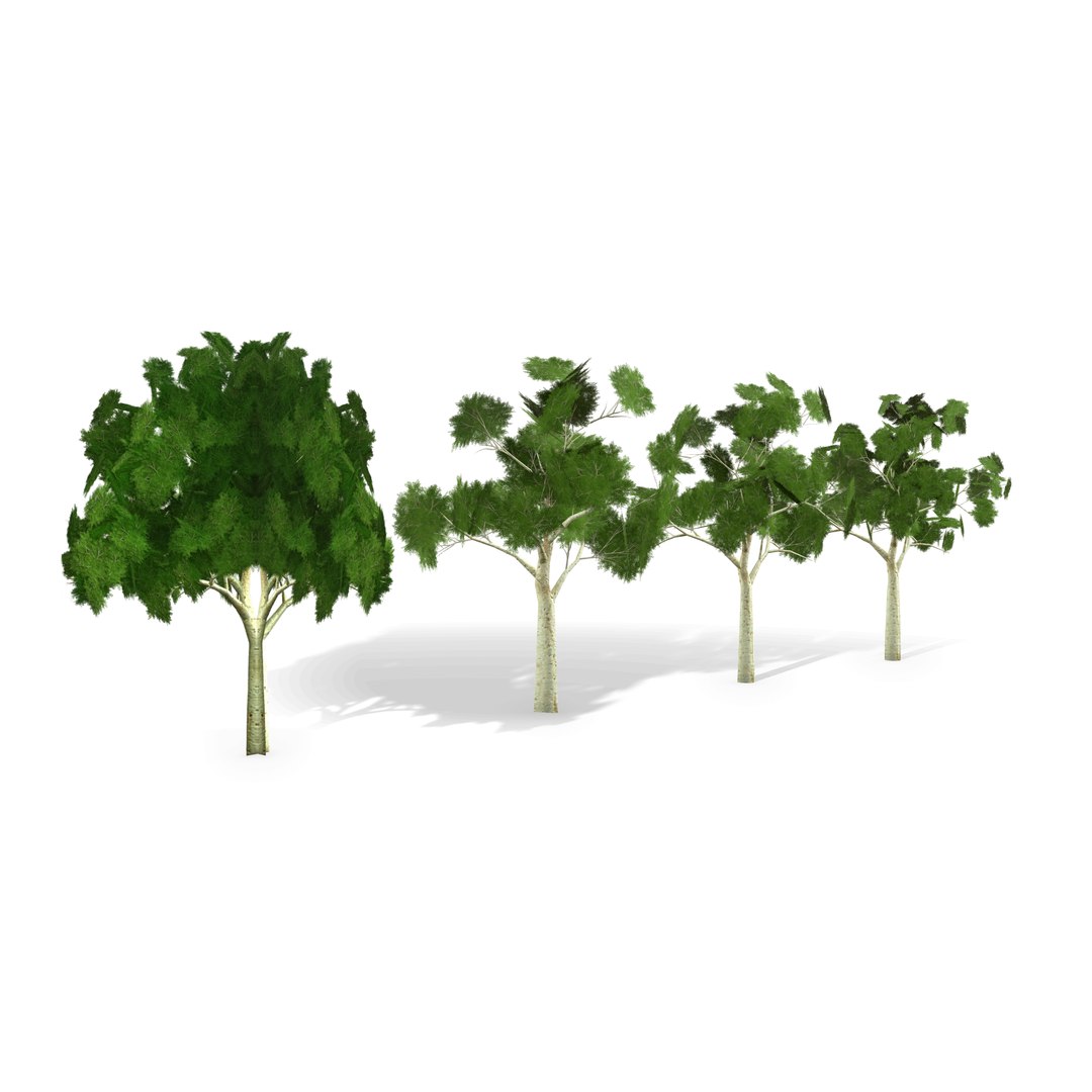 3D Trees Gaming Environment - TurboSquid 1243077