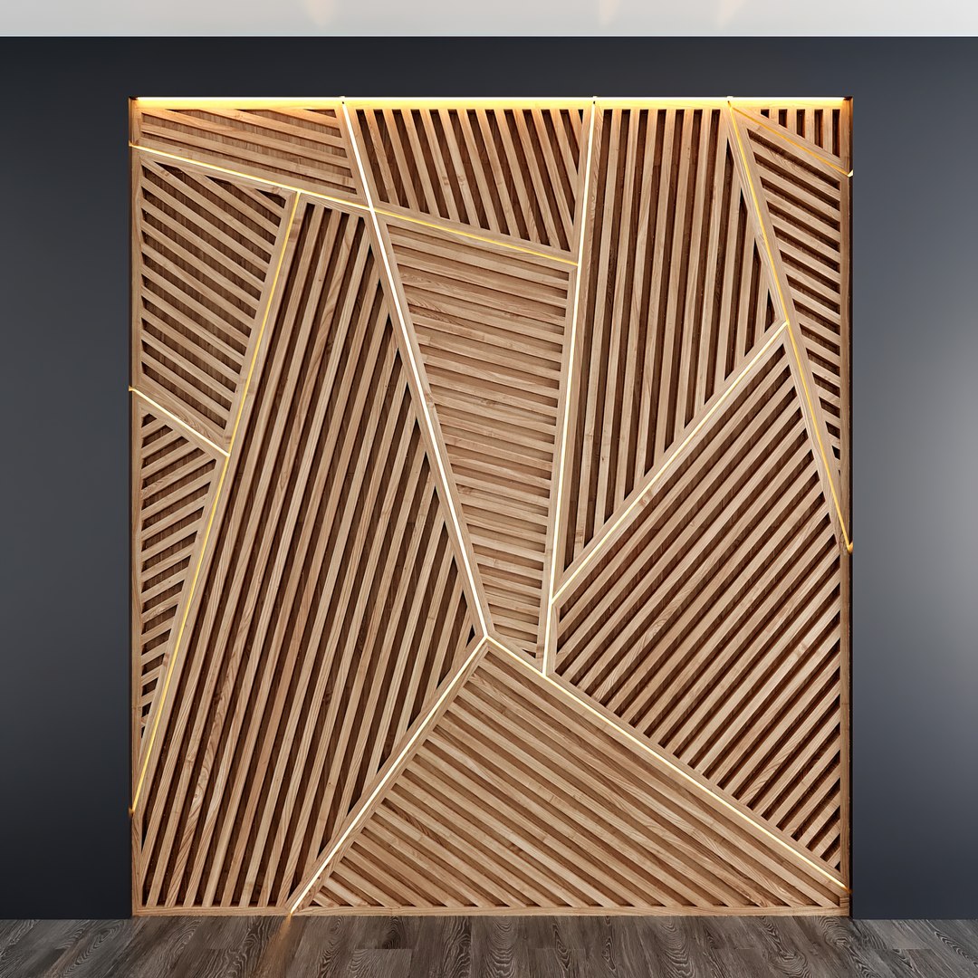 3D Wood Panels 1 3D - TurboSquid 1908576