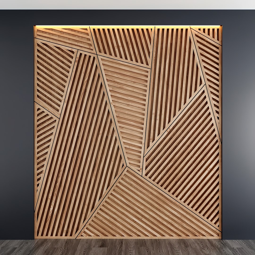 3D Wood panels 1 3D - TurboSquid 1908576