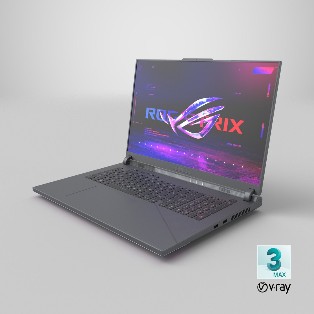 3D Model Asus ROG Strix G18 G814JIR - TurboSquid 2394629