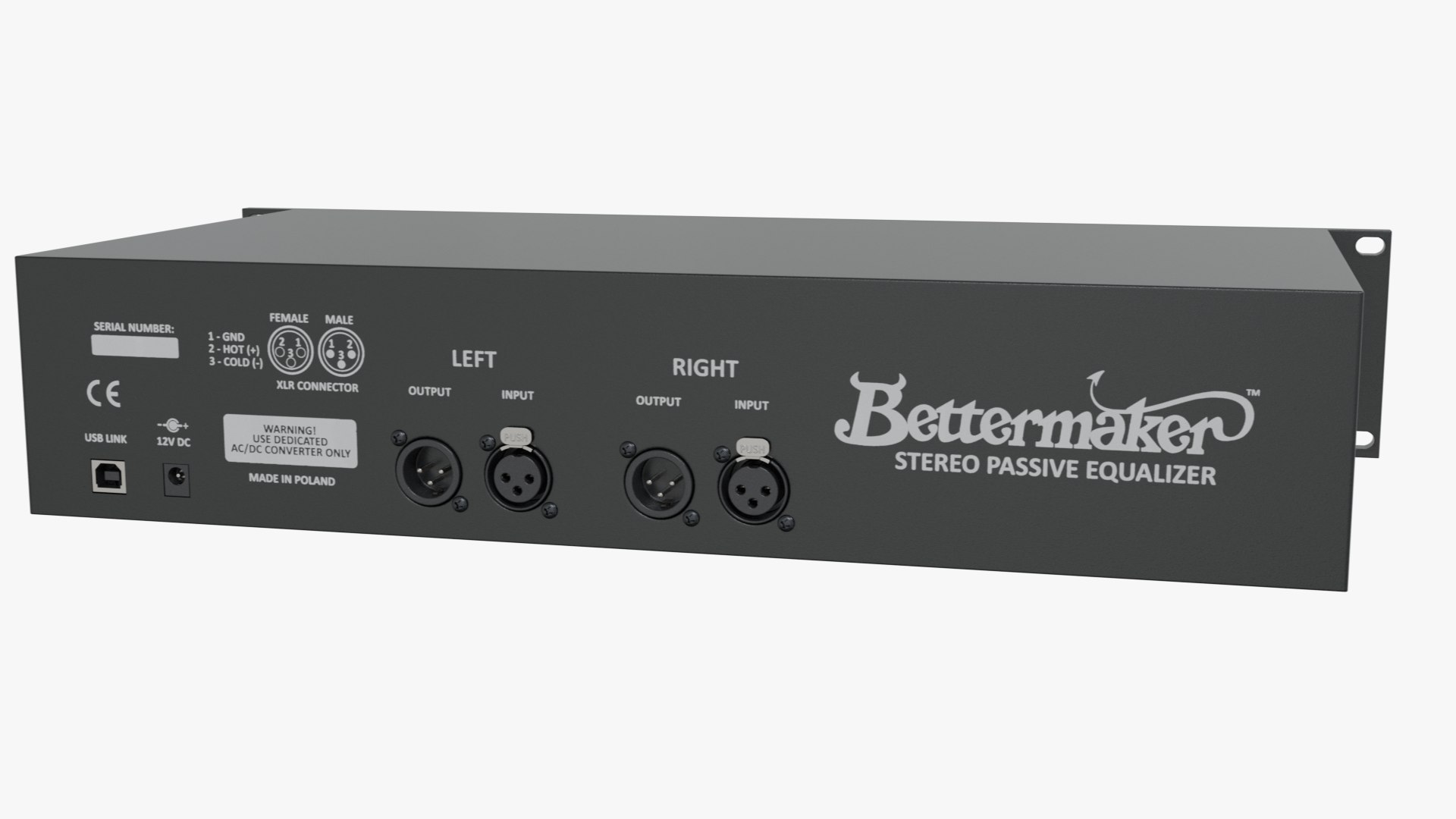 3D Bettermaker Stereo Passive Equalizer Model - TurboSquid 2280524