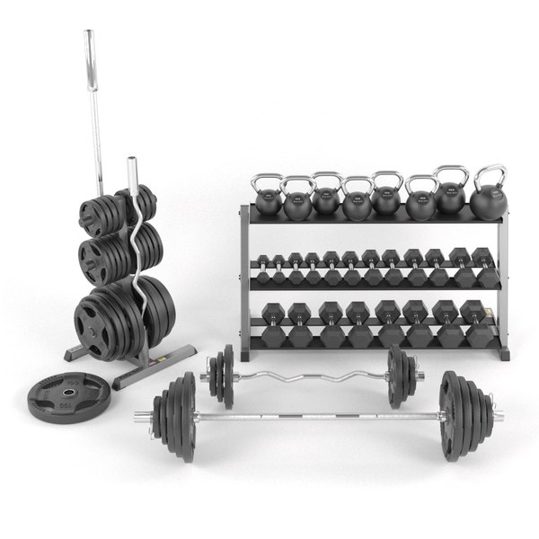 Free 3D Dumbbell-Rack Models | TurboSquid