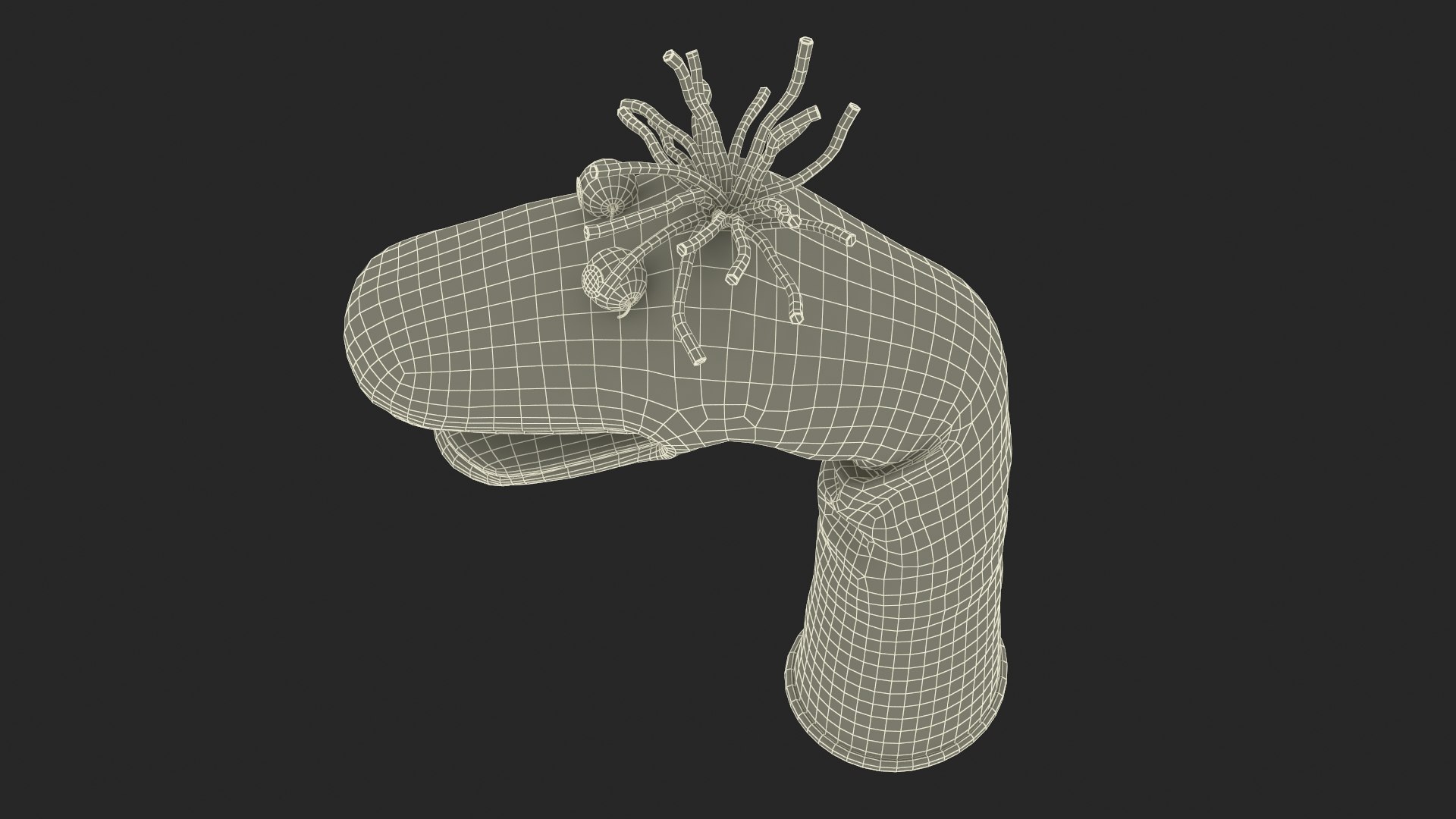 Sock Puppet Character Striped Boy Smiling Pose Model - TurboSquid 2269857