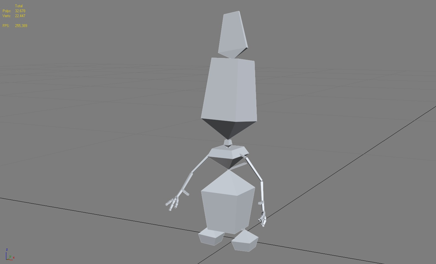 3d olaf rigged model
