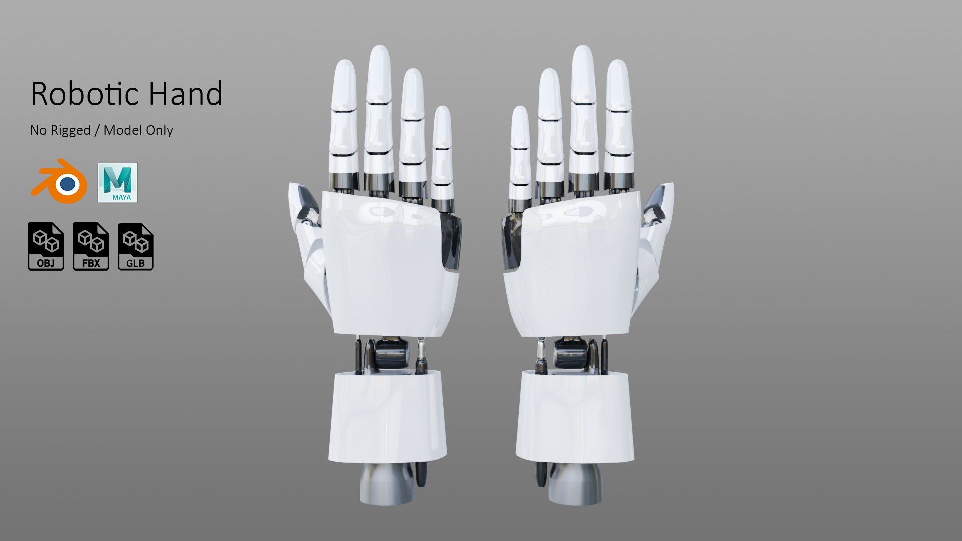 Robotic Hand Model - TurboSquid 2195006