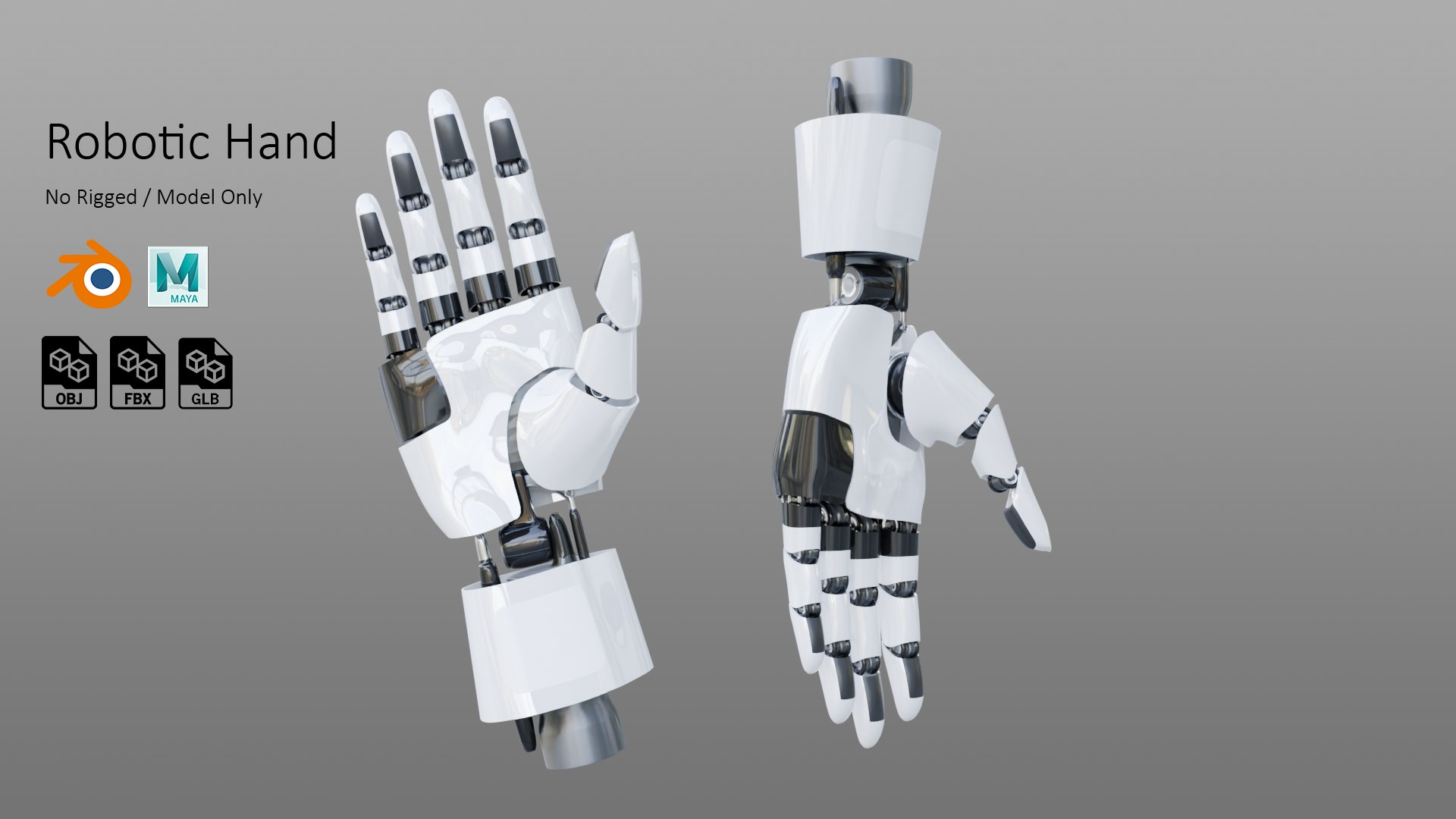 Robotic Hand Model - TurboSquid 2195006