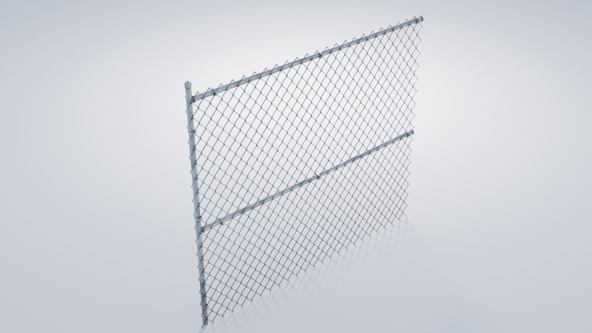 3d Clean And Rusty Chain Link Fence Model Turbosquid 2048312