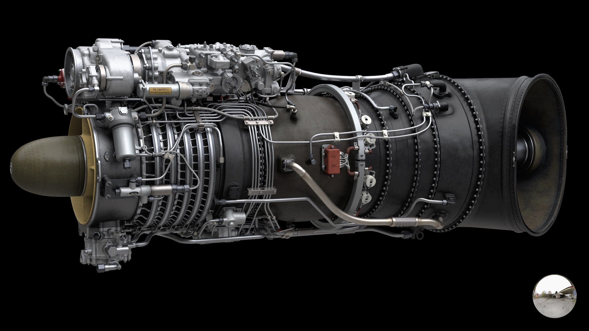 3D Klimov TV3-117 Turbo Engine Model - TurboSquid 1889212