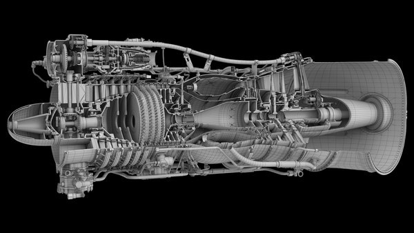 3D Klimov TV3-117 Turbo Engine model - TurboSquid 1889212