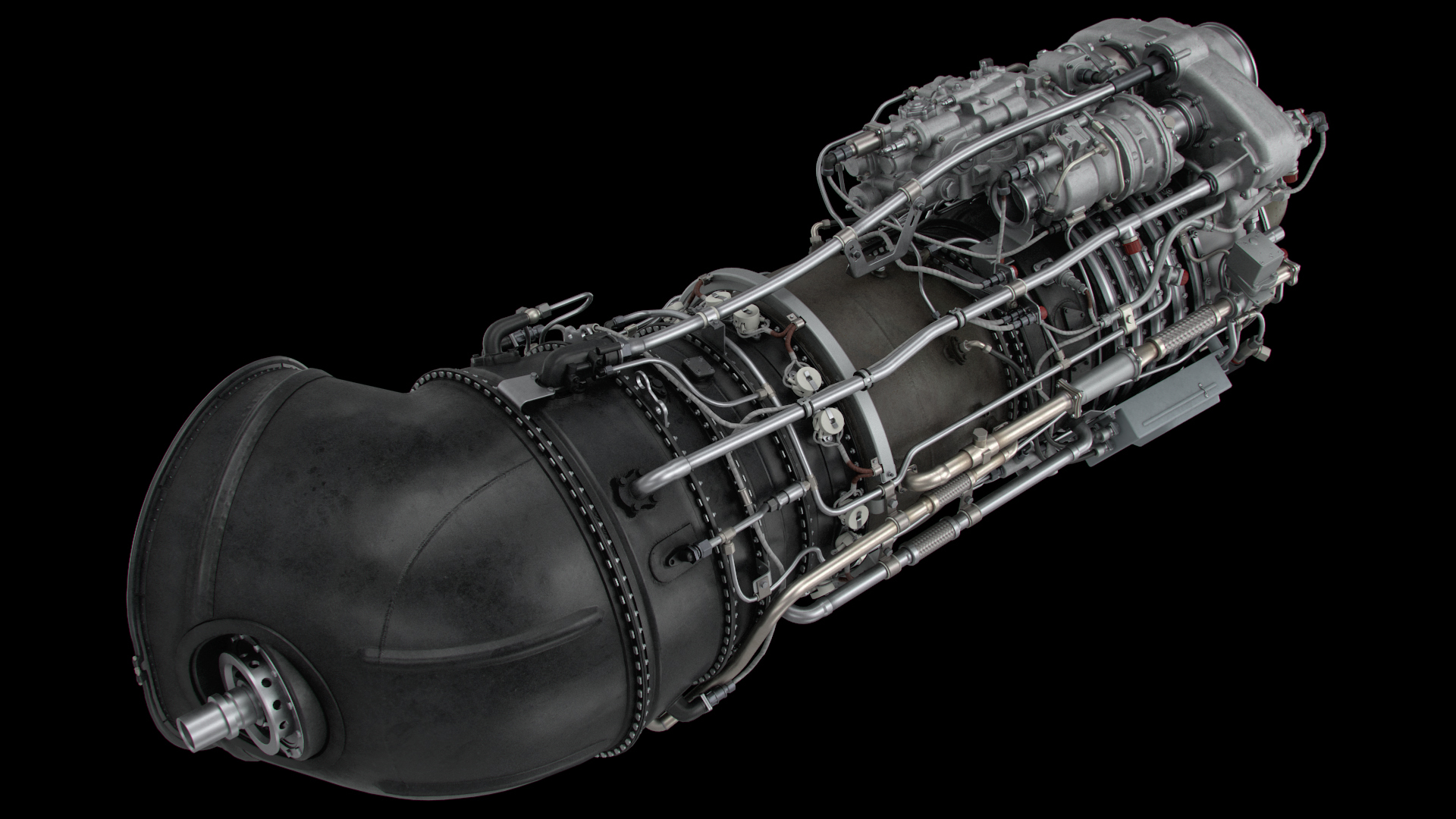 3D Klimov TV3-117 Turbo Engine model - TurboSquid 1889212