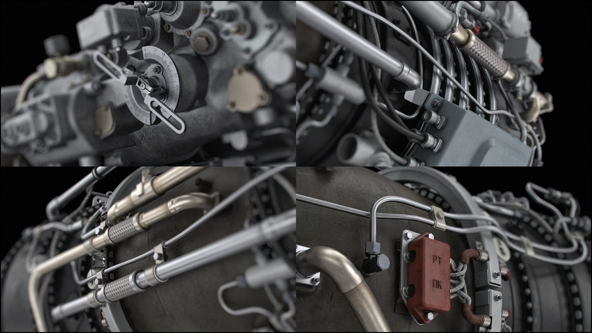 3D Klimov TV3-117 Turbo Engine Model - TurboSquid 1889212