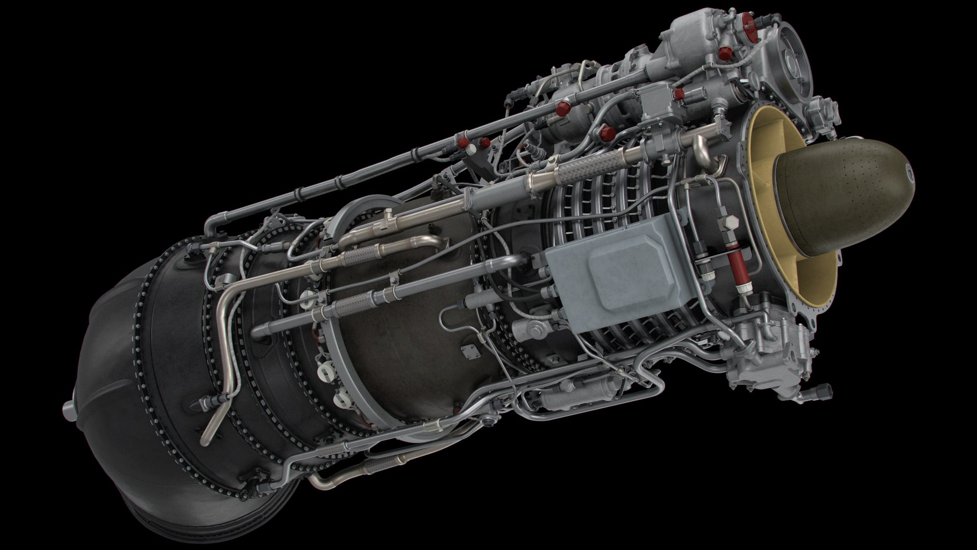 3D Klimov TV3-117 Turbo Engine Model - TurboSquid 1889212