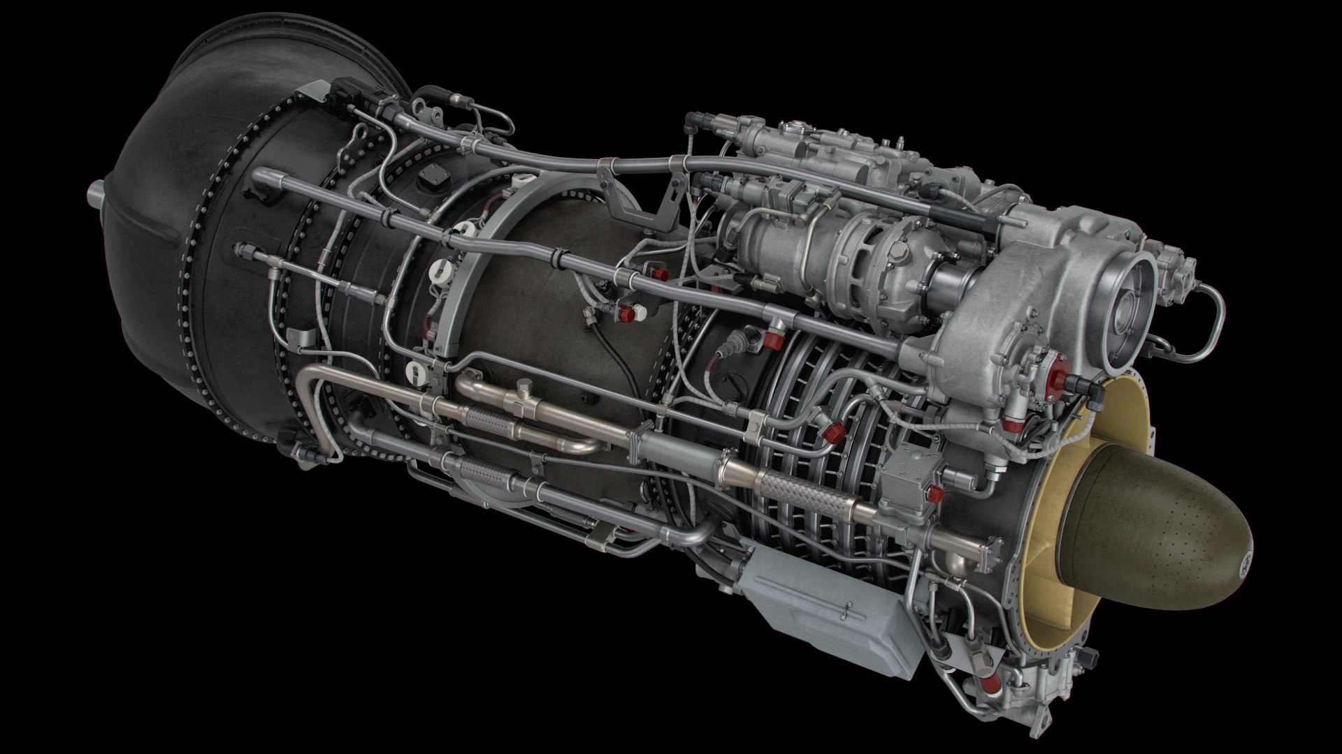 3D Klimov TV3-117 Turbo Engine Model - TurboSquid 1889212