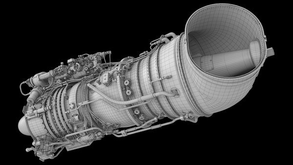 3D Klimov TV3-117 Turbo Engine model - TurboSquid 1889212