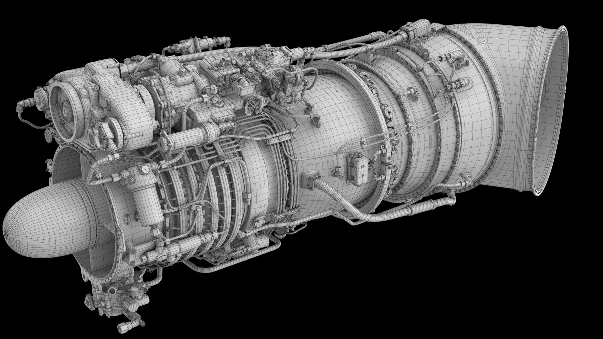 3D Klimov TV3-117 Turbo Engine Model - TurboSquid 1889212