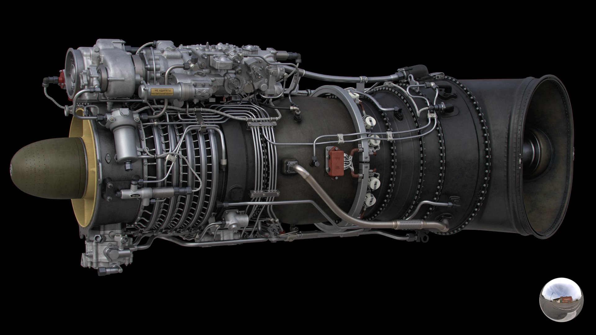 3D Klimov TV3-117 Turbo Engine Model - TurboSquid 1889212