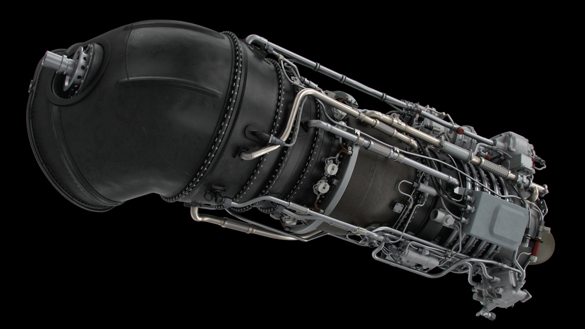 3D Klimov TV3-117 Turbo Engine model - TurboSquid 1889212