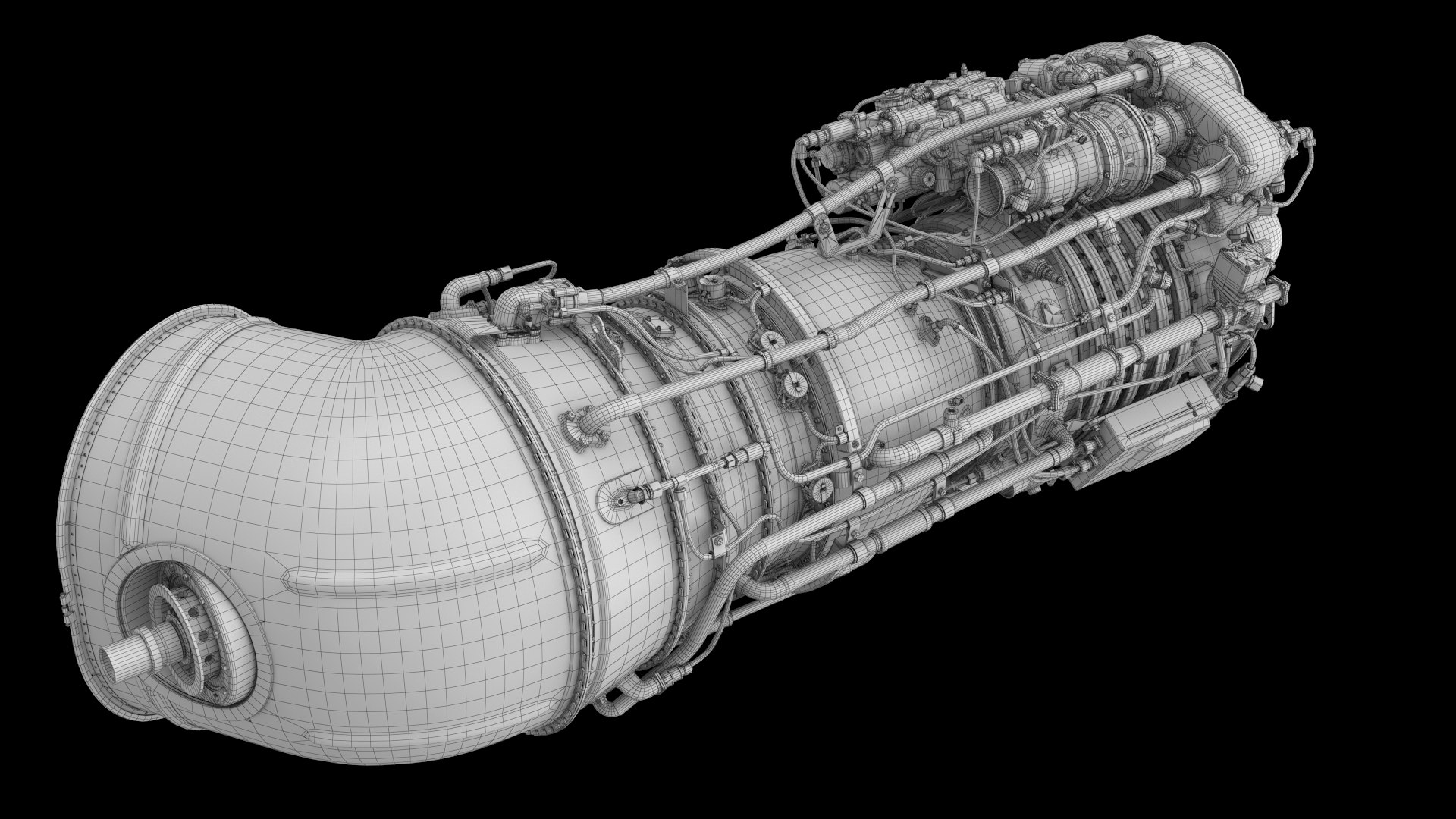 3D Klimov TV3-117 Turbo Engine Model - TurboSquid 1889212