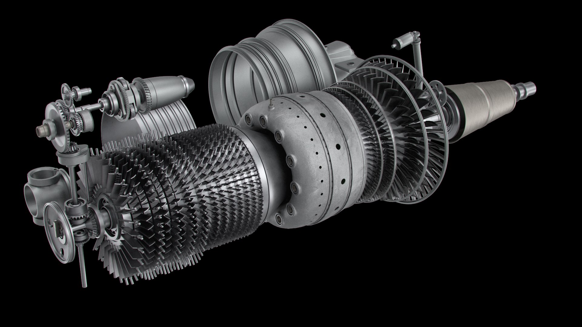 3D Klimov TV3-117 Turbo Engine Model - TurboSquid 1889212