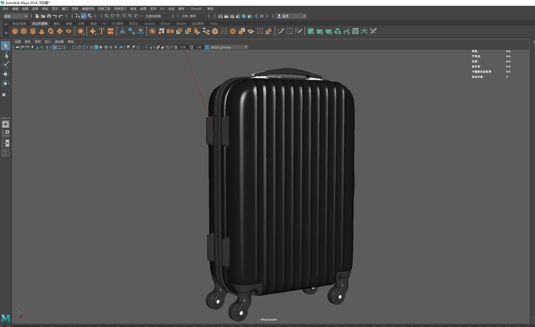 3D Rolling Travel Suitcase 001 3D Model - TurboSquid 2200016