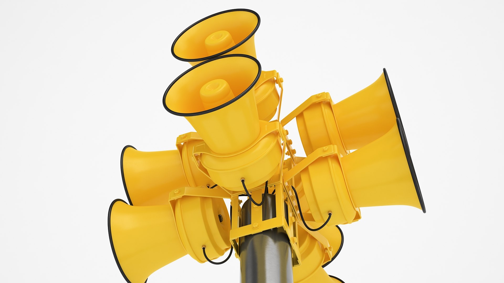3D Outdoor Warning Siren Model - TurboSquid 1438784
