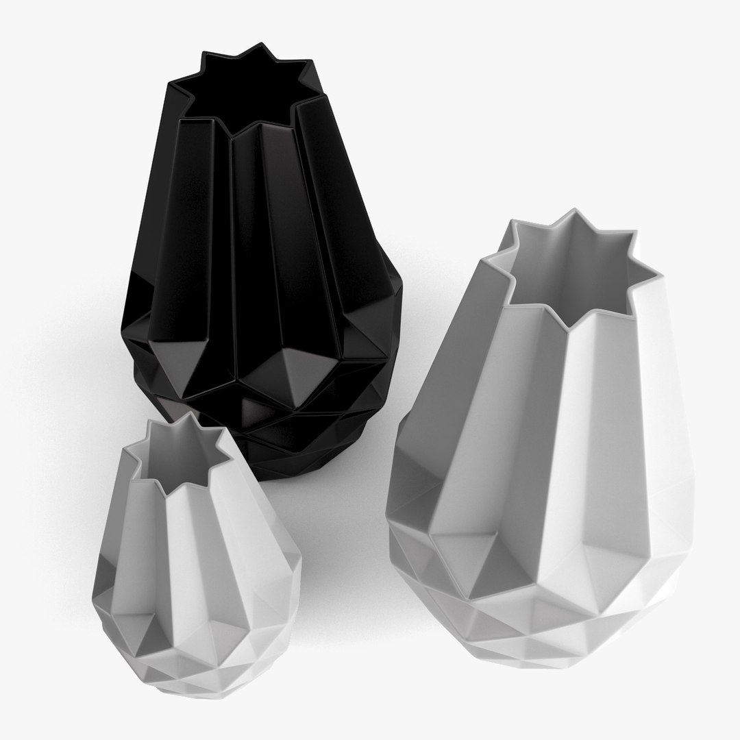 3dsmax bolia facet vases
