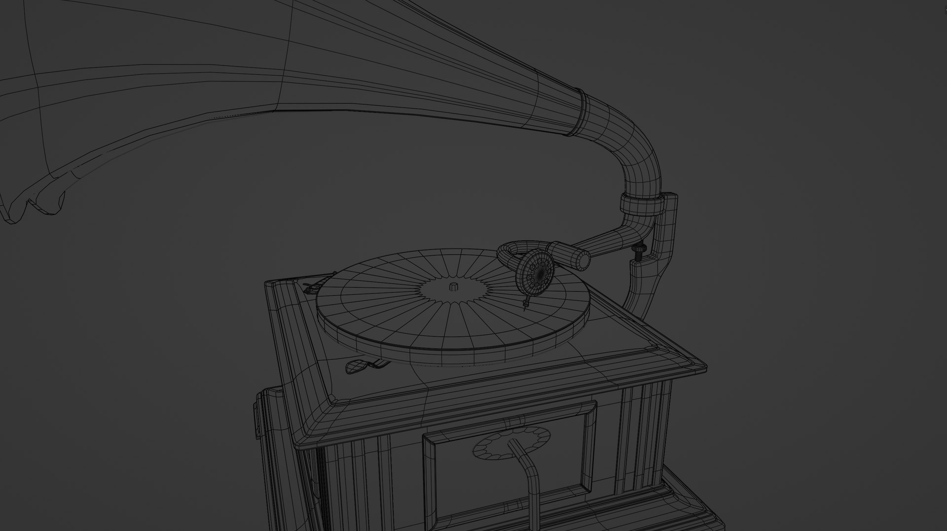 3D Retro Gramophone Model - TurboSquid 1940192