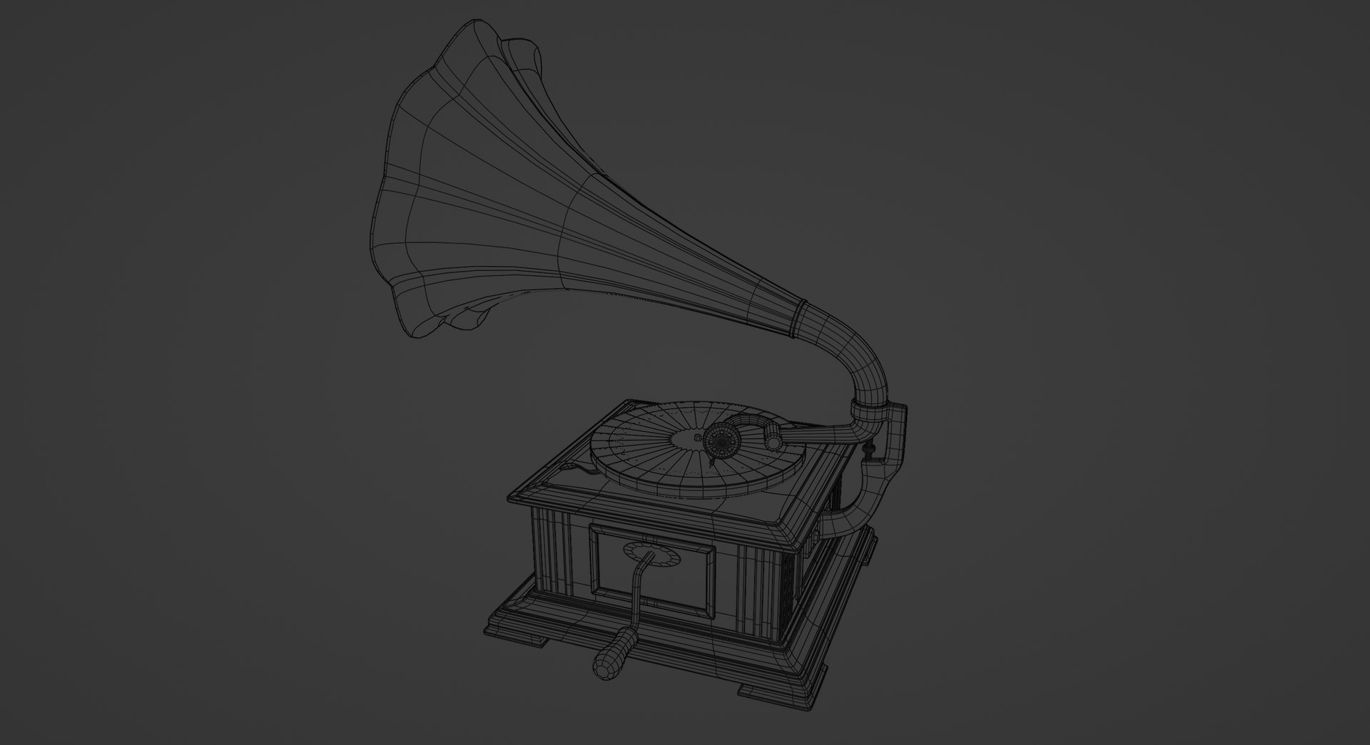 3D Retro Gramophone Model - TurboSquid 1940192
