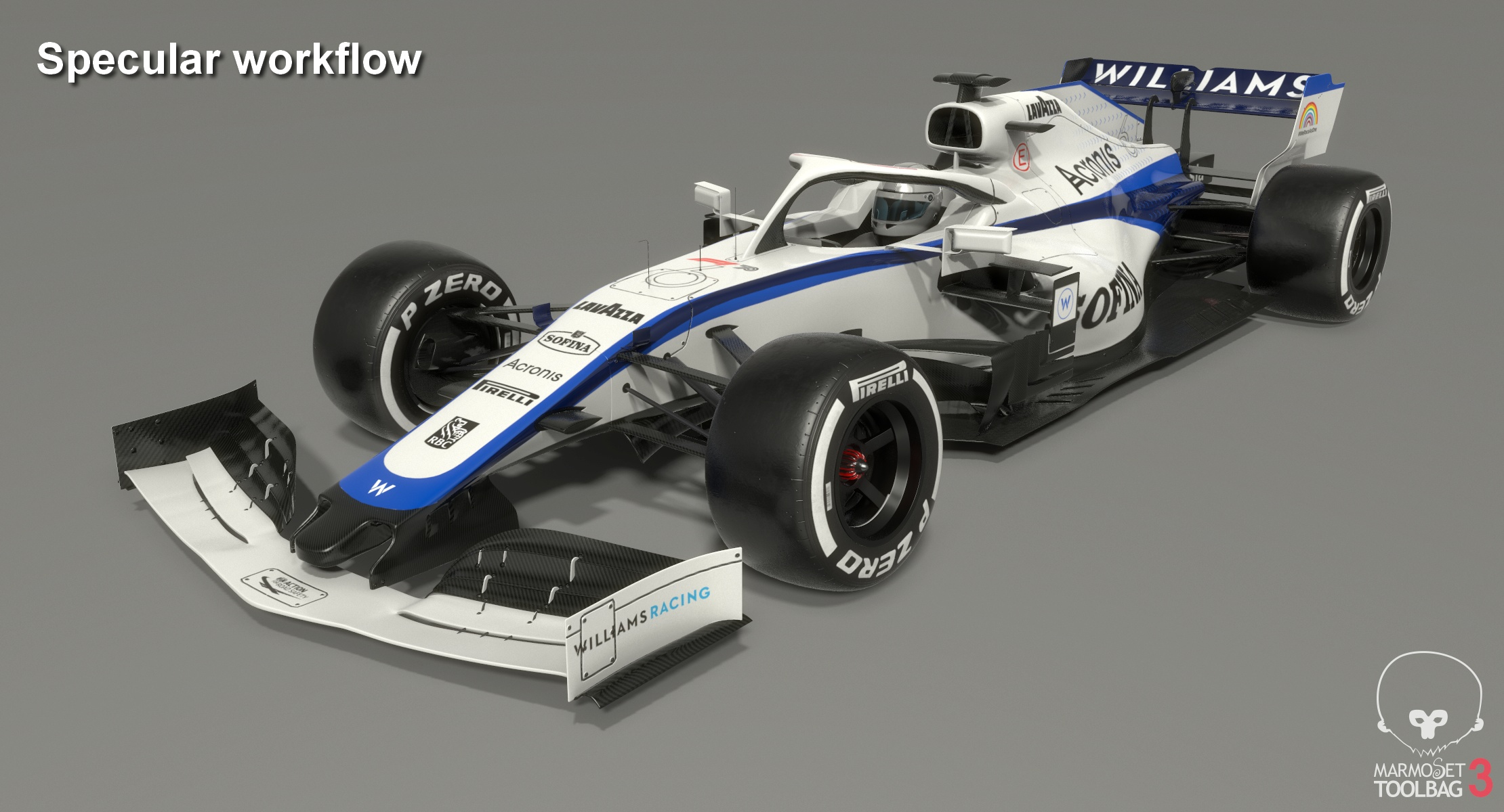 3D williams f1 racing fw43 - TurboSquid 1583595