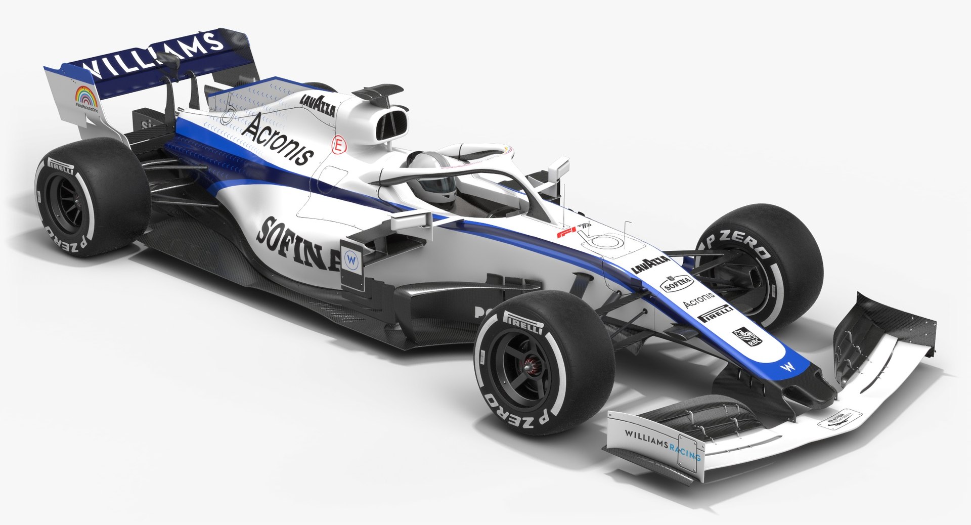 3D williams f1 racing fw43 - TurboSquid 1583595