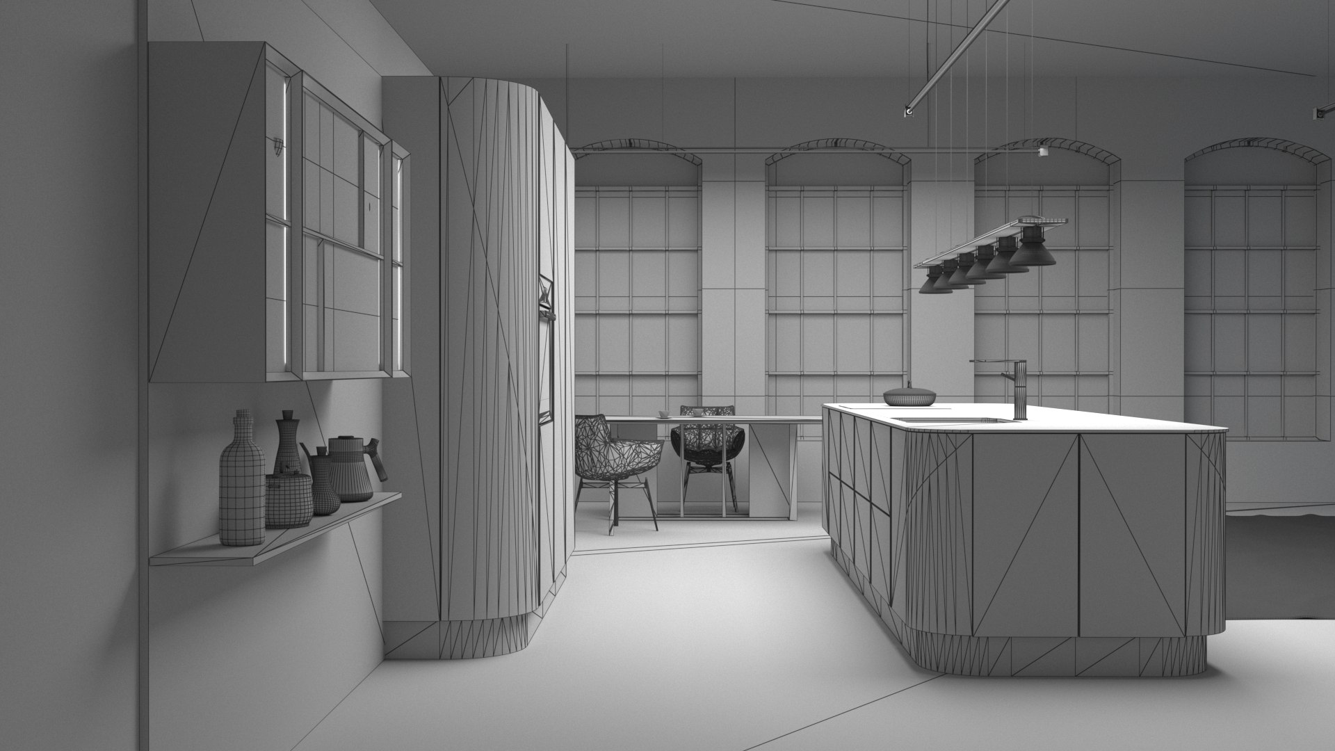 Barolo Kitchen 3D Model - TurboSquid 1732276