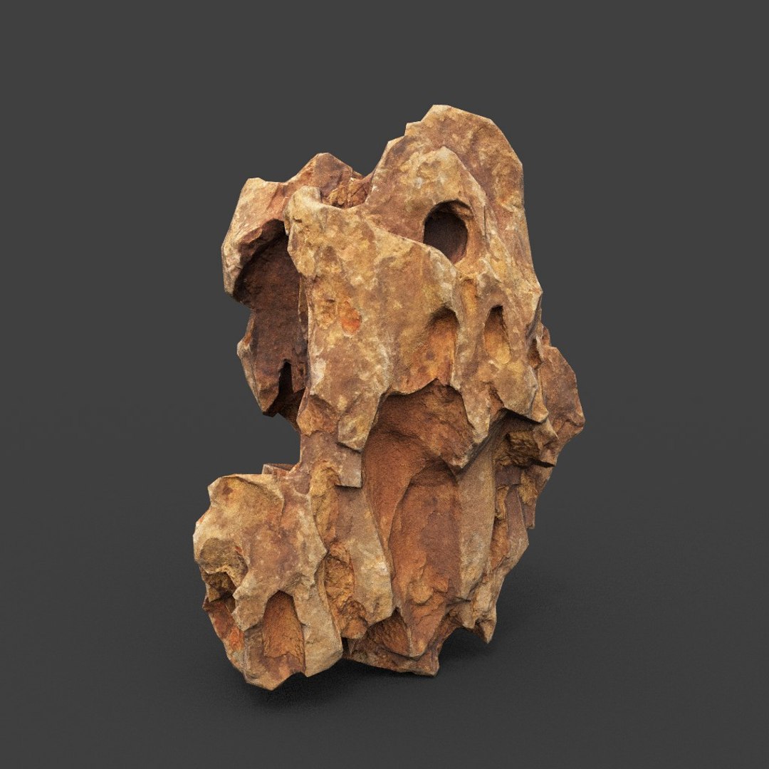 3D Model 8 Low Poly PBR Erosion Rock Photogrammetry - TurboSquid 2163027