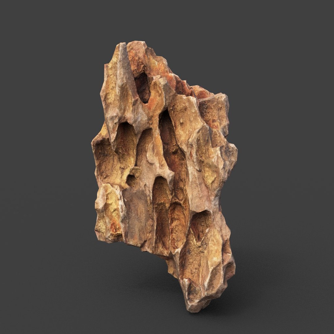 3D Model 8 Low Poly PBR Erosion Rock Photogrammetry - TurboSquid 2163027