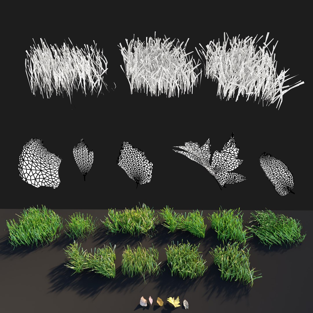 3D Cut Grass Model - TurboSquid 1937753