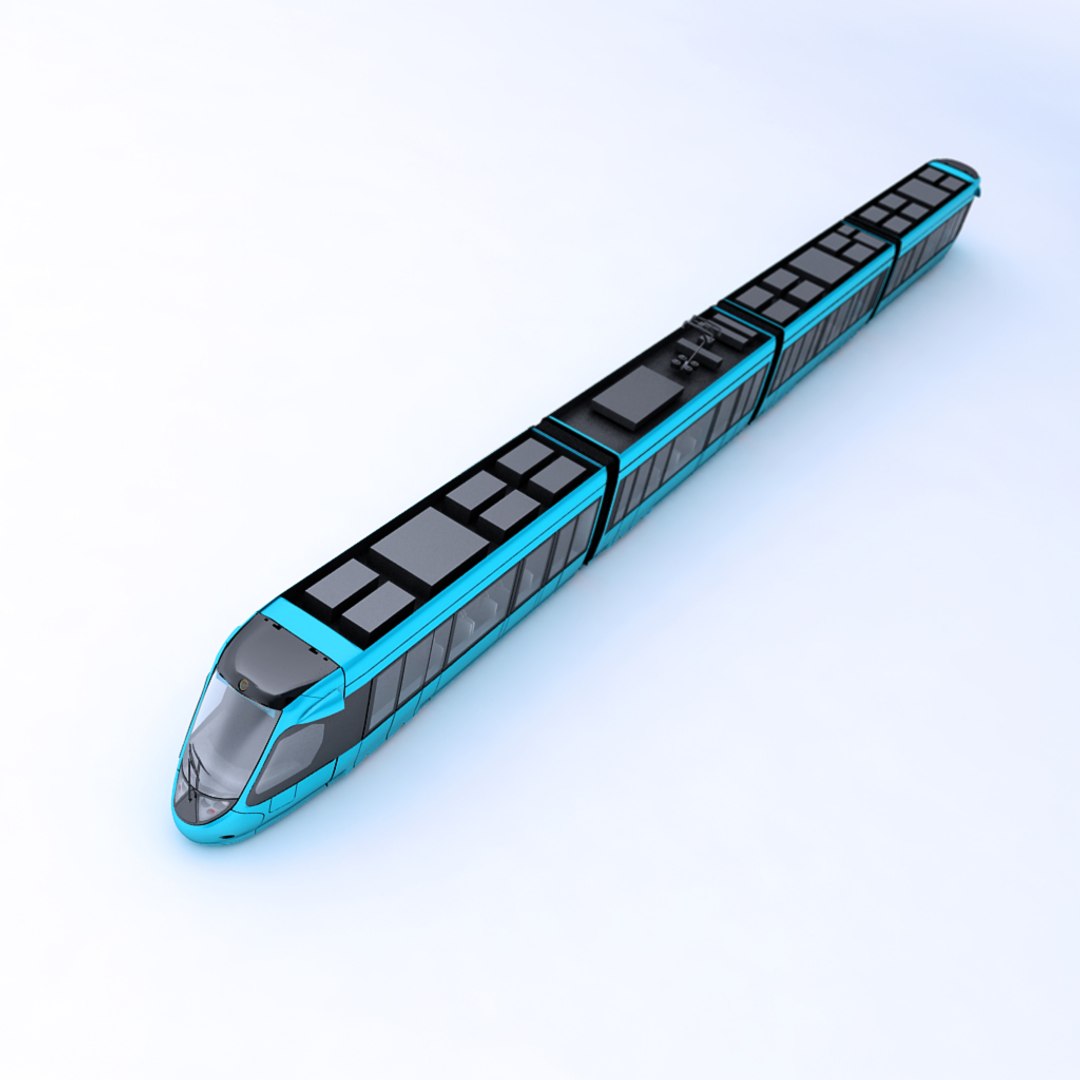 Train Alstom 3d Model
