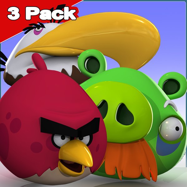 Angry Birds 3D Models for Download | TurboSquid